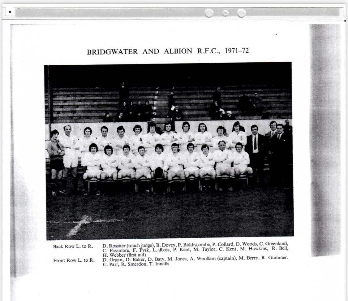 BRIDGWATER & ALBION RFC MOURNS THE DEATH OF FORMER CAPTAIN ALAN G ...