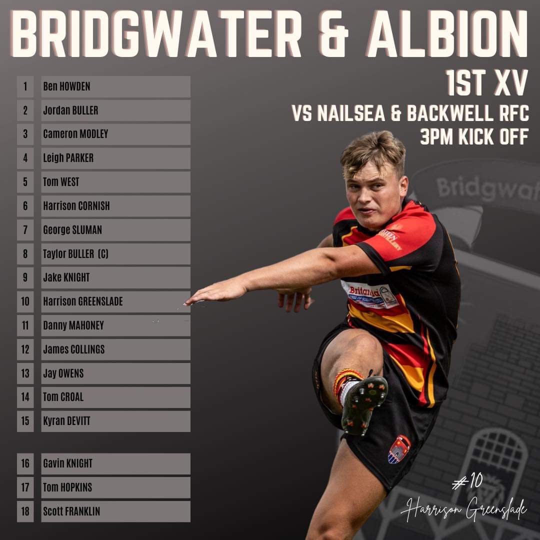 Bridgwater & Albion RFC v Nailsea and Backwell RFC Match Day Programme ...