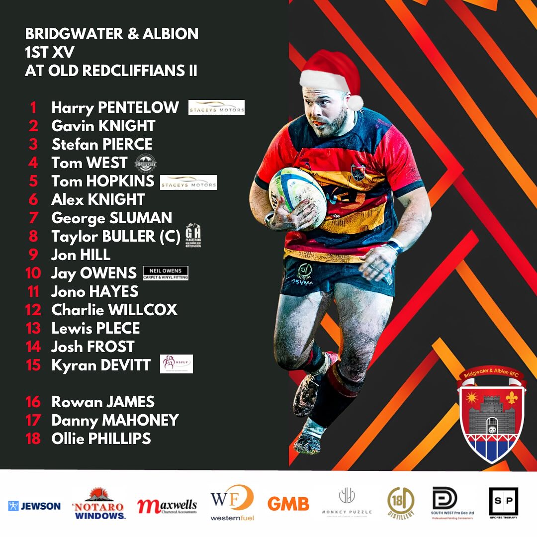 Old Redcliffians Seconds 17- 13 Bridgwater & Albion RFC - Bridgwater ...